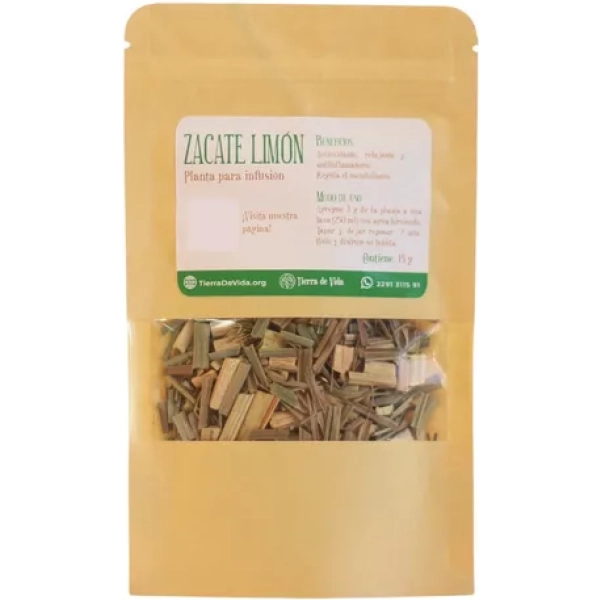 Zacate Limón Planta Para Infusión - Tierra de Vida