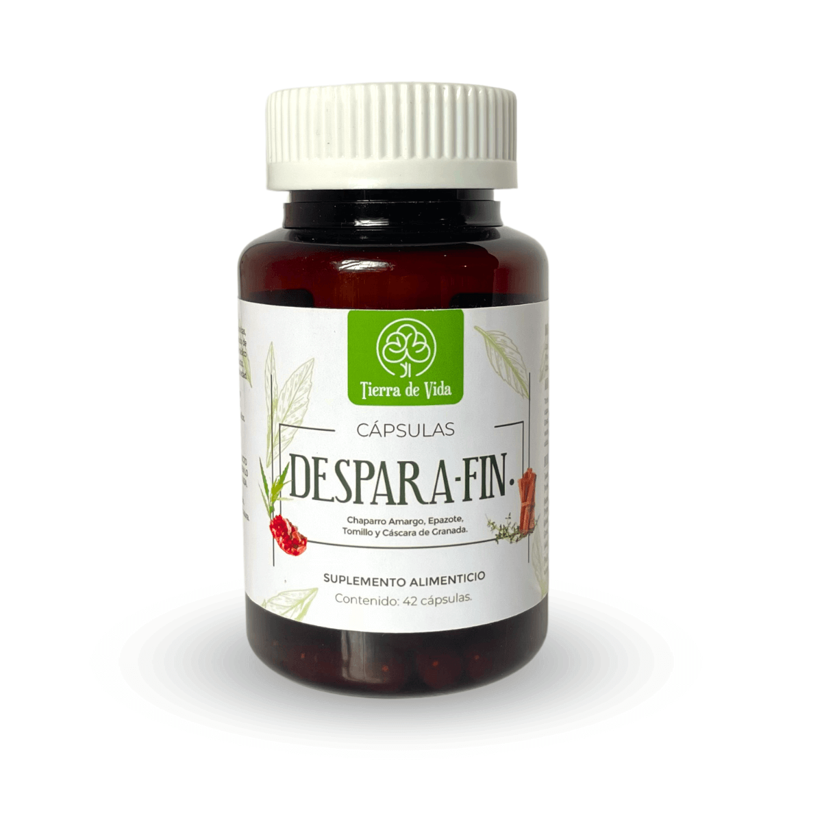 Despara-Fin 42 Cápsulas desparasitantes - Tierra de Vida