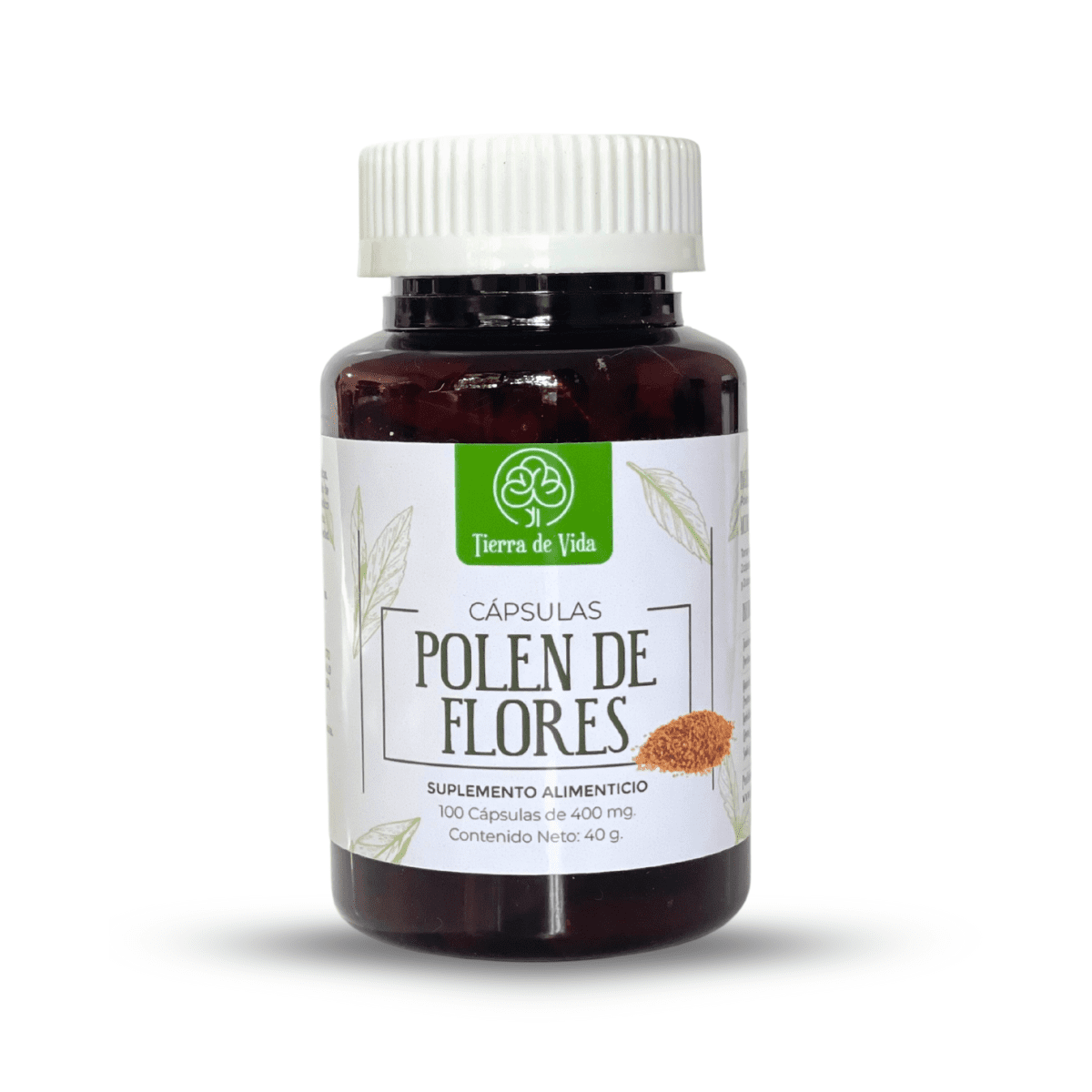 Polen De Flores - 100 Cápsulas Para Energía Y Vitalidad Natural ...